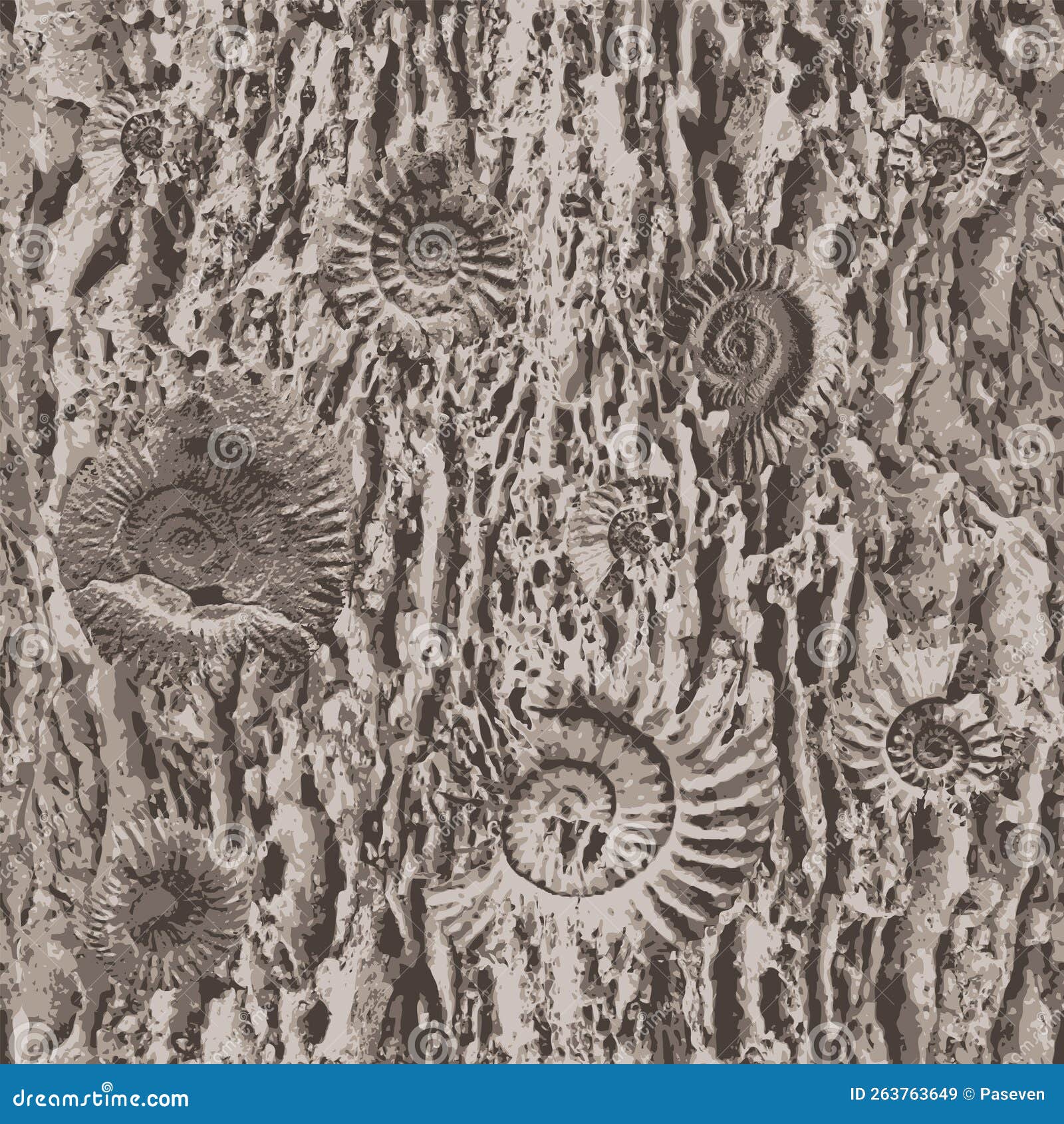 Seamless Pattern Background with Sea Stone Texture Stock Vector ...