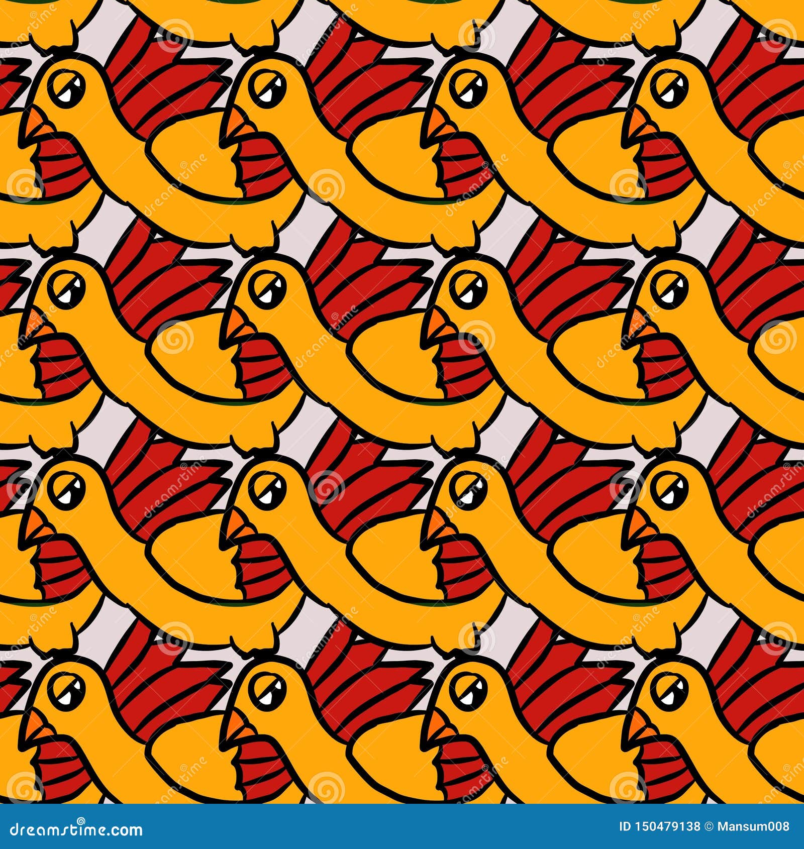 Seamless Pattern Background Stock Illustration - Illustration of ...