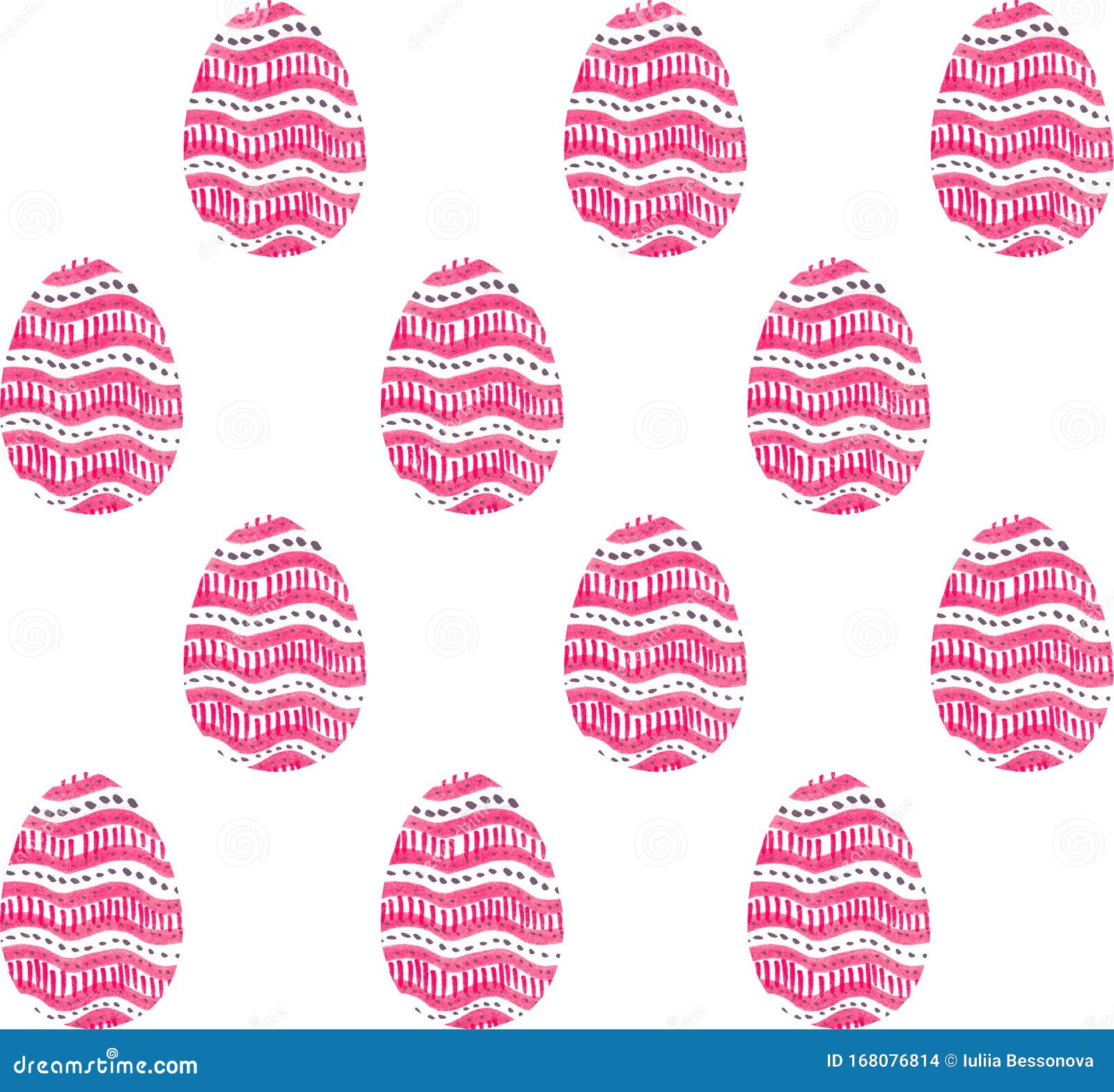 Seamless Pattern, Backgrounds, Textures of Colored Abstract Easter Eggs ...