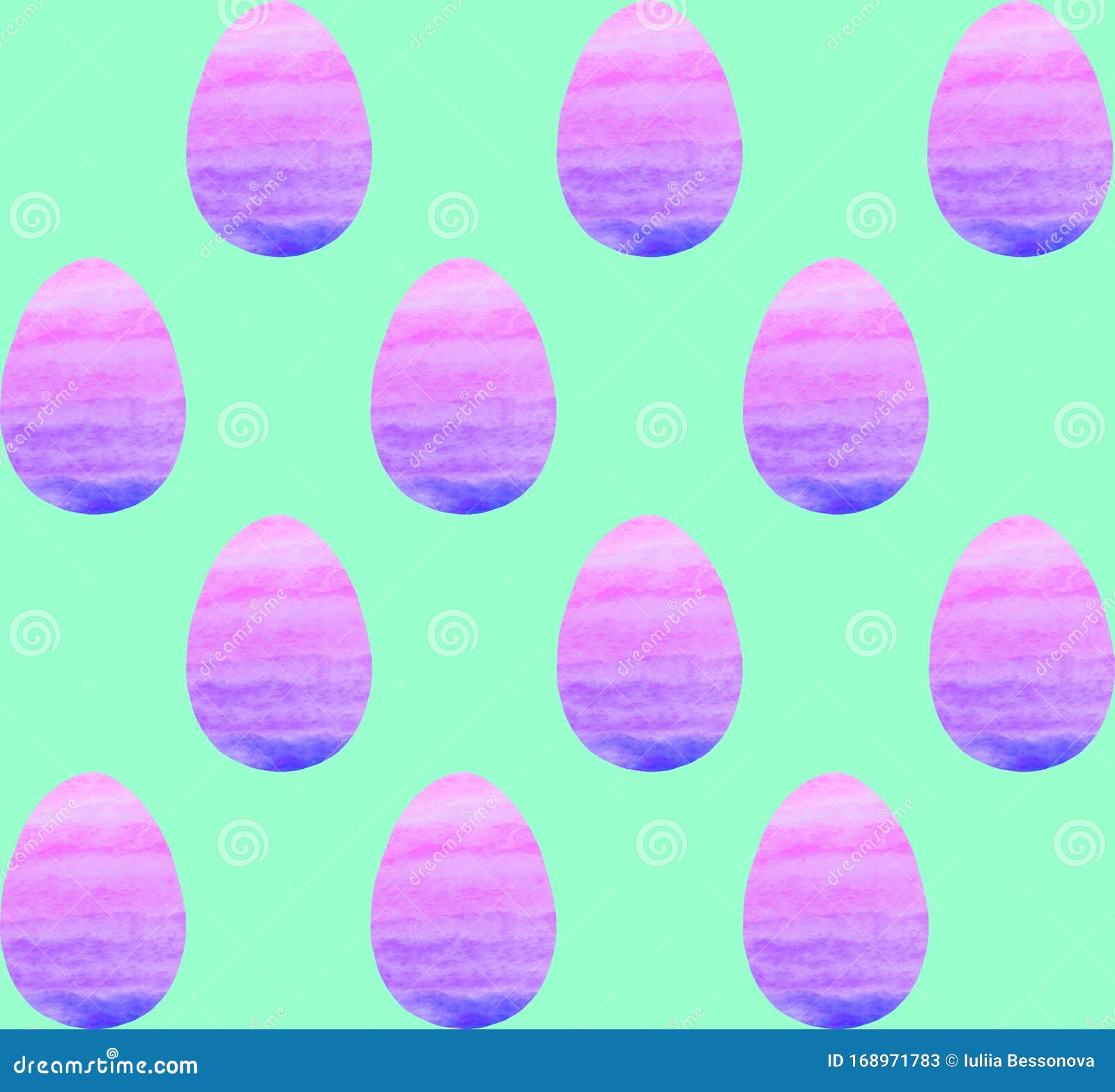 Seamless Pattern, Backgrounds, Textures of Colored Abstract Easter Eggs ...