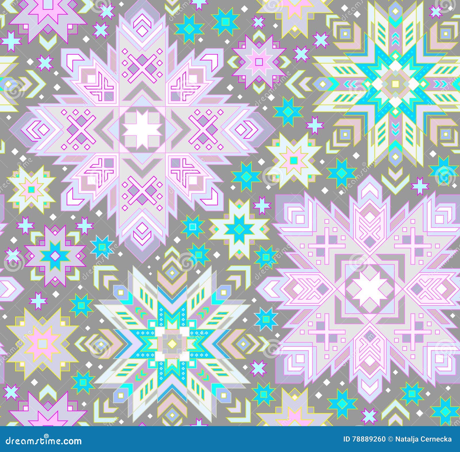 Seamless Pattern with Baltic Symbols. Stock Vector - Illustration of ...