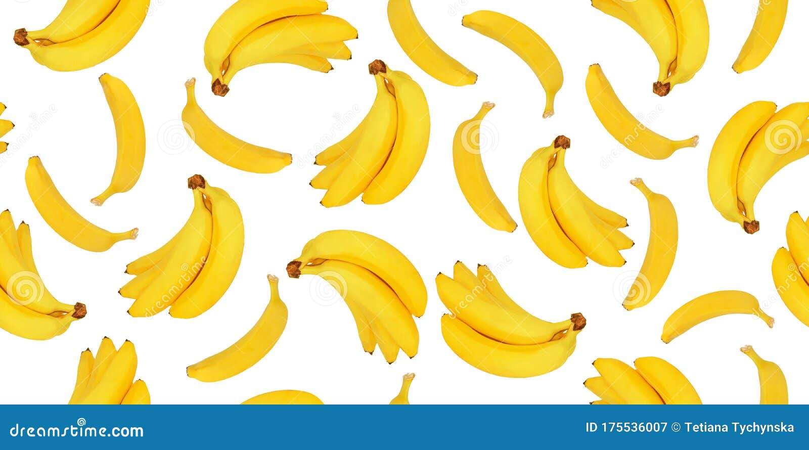 Seamless Pattern with Banana on White. Design for Print, Banner Stock ...