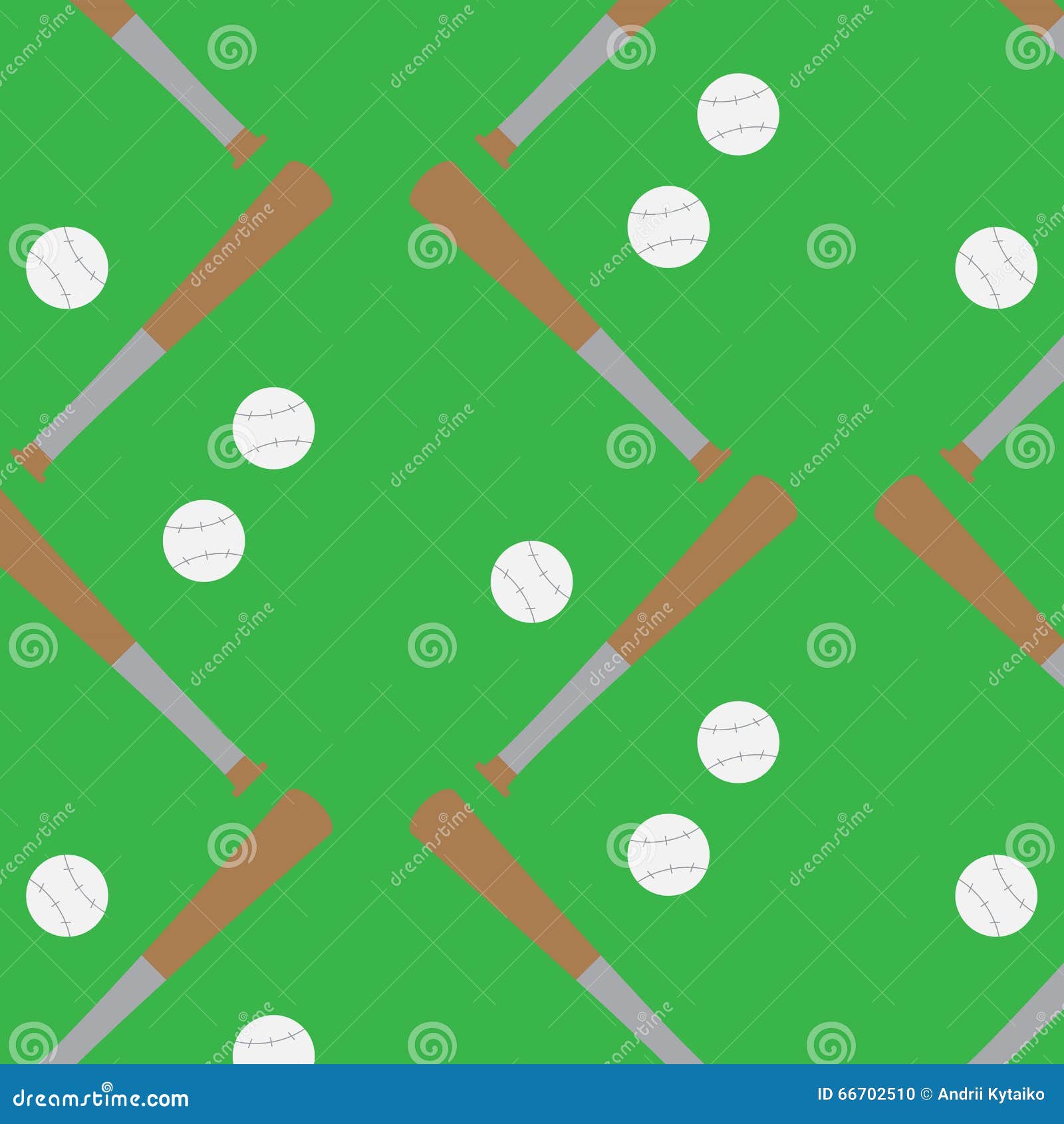 Seamless pattern baseball stock vector. Illustration of endless - 66702510