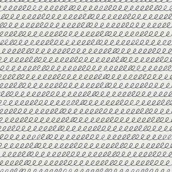 Seamless Pattern Based on Scribble Writing Imitation Stock Vector ...