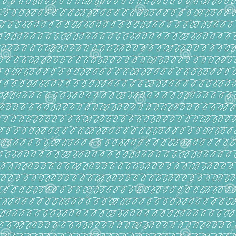 Seamless Pattern Based on Scribble Writing Imitation on Vibrant Blue ...