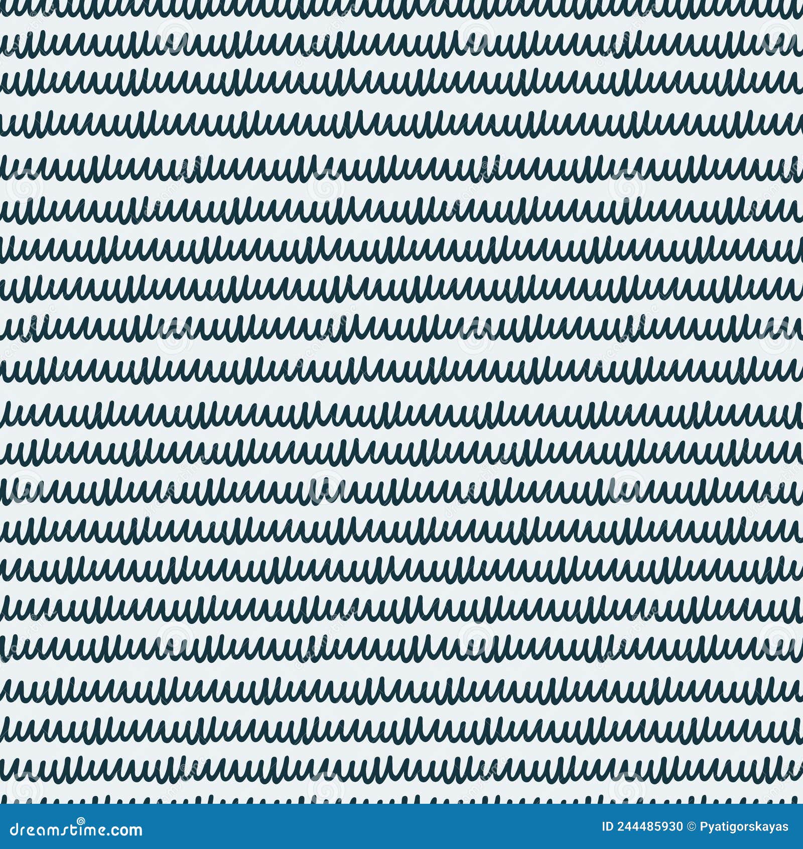 Seamless Pattern Based on Scribble Writing Imitation the Waves Stock ...