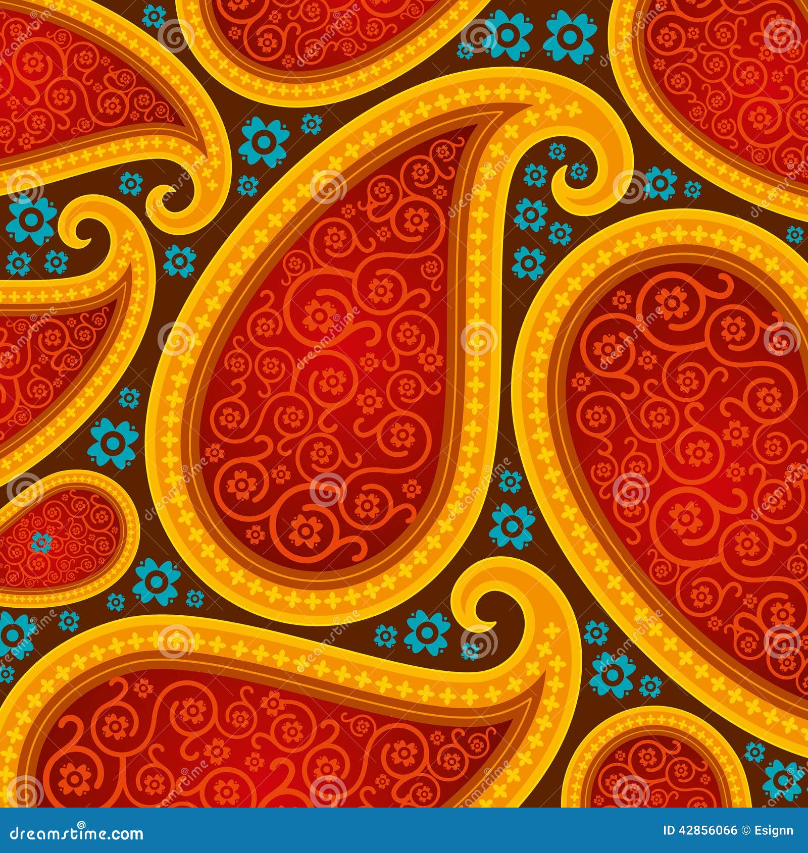 Seamless Pattern Based on Traditional Asian Elements Stock Vector ...