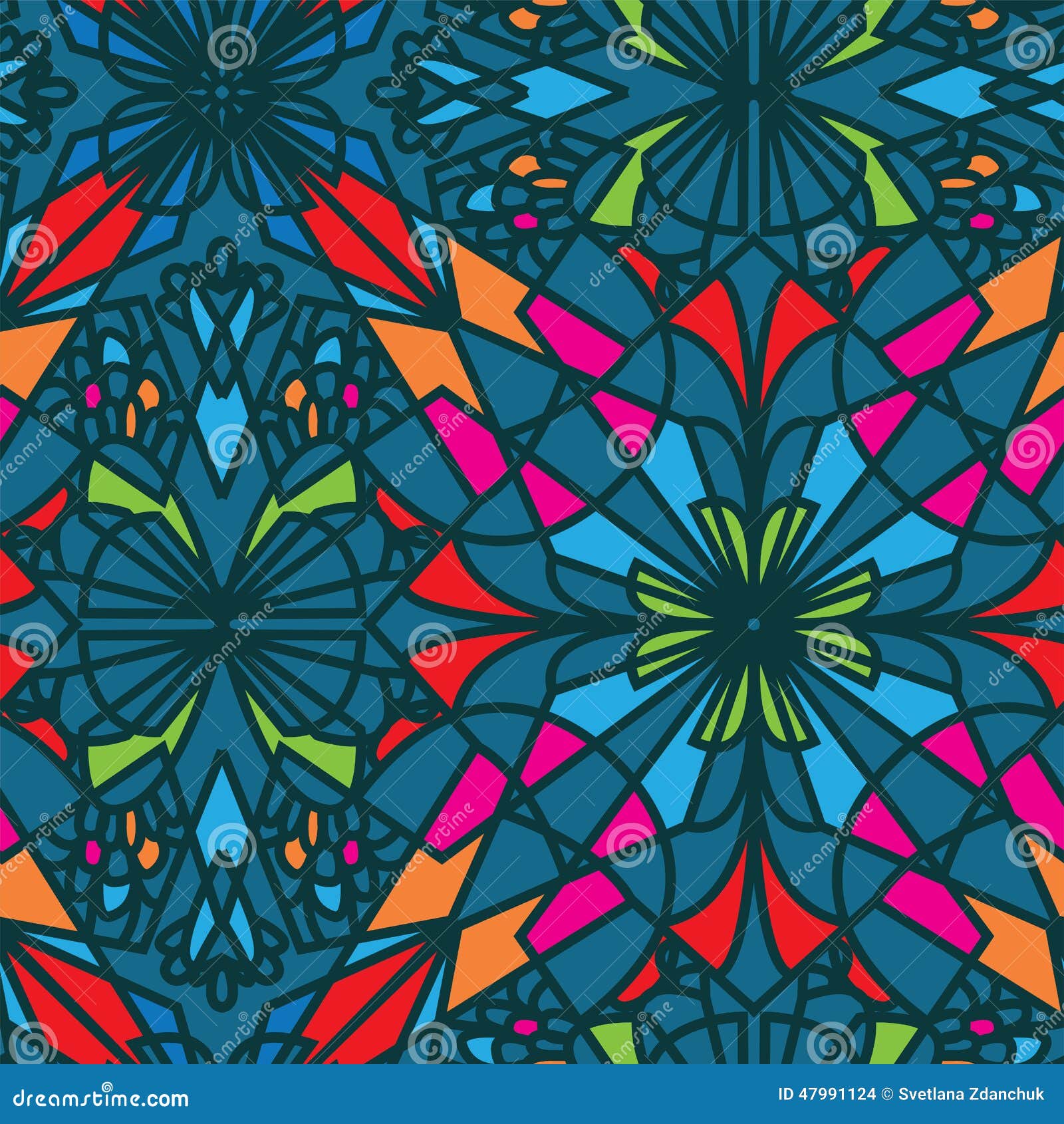 Seamless Pattern Beautiful Decorative Arabesque Stock Vector ...