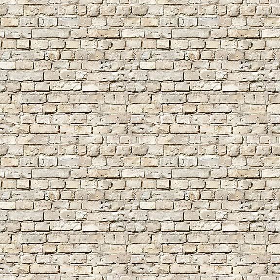 Seamless Pattern of Beige Brick Wall Texture. Stock Illustration ...