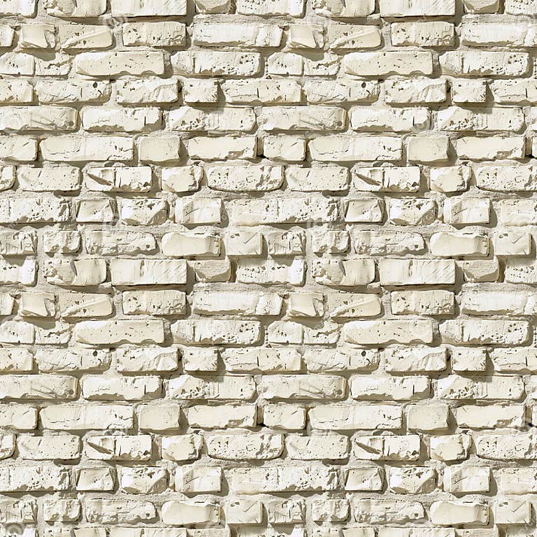 Seamless Pattern with Beige Brick Wall Texture. Stock Illustration ...