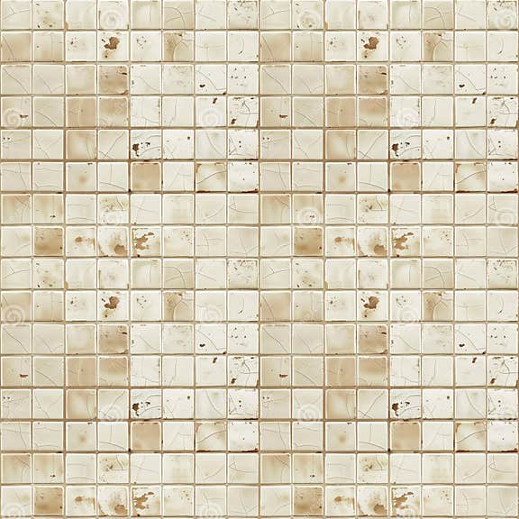 Seamless Pattern with Beige Ceramic Square Tile Texture. Stock ...