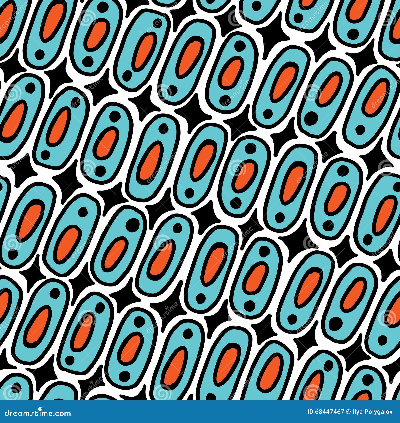 Seamless Pattern of Biological Tissue 03 Stock Illustration ...