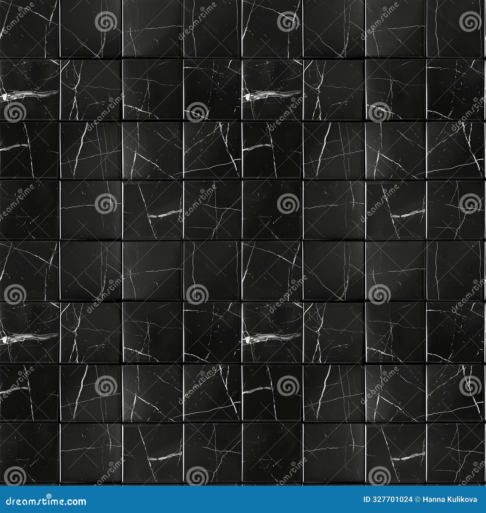 Seamless Pattern with Black Ceramic Square Tile Texture. Stock ...