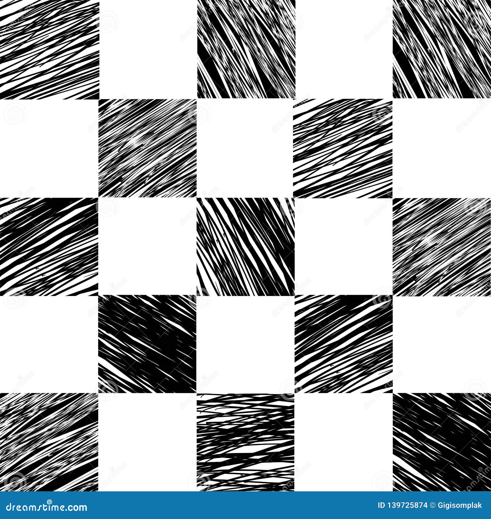 Seamless Pattern Black Chess Board for Background, Paper Wrap, Banner ...
