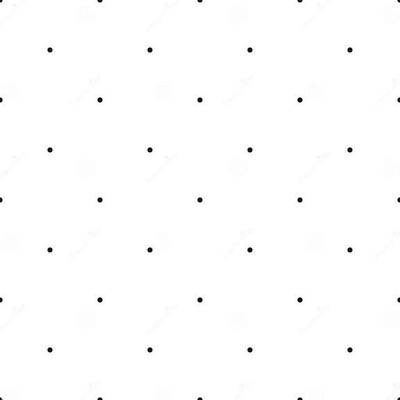 Seamless Pattern with Black Dots Separated by a Generous Amount of ...