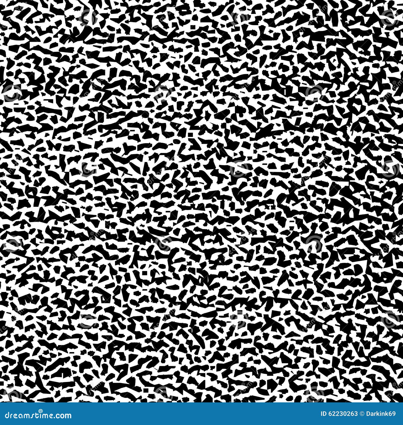 Seamless Pattern Black Engraved Dots and Spots in Vintage Style Stock ...