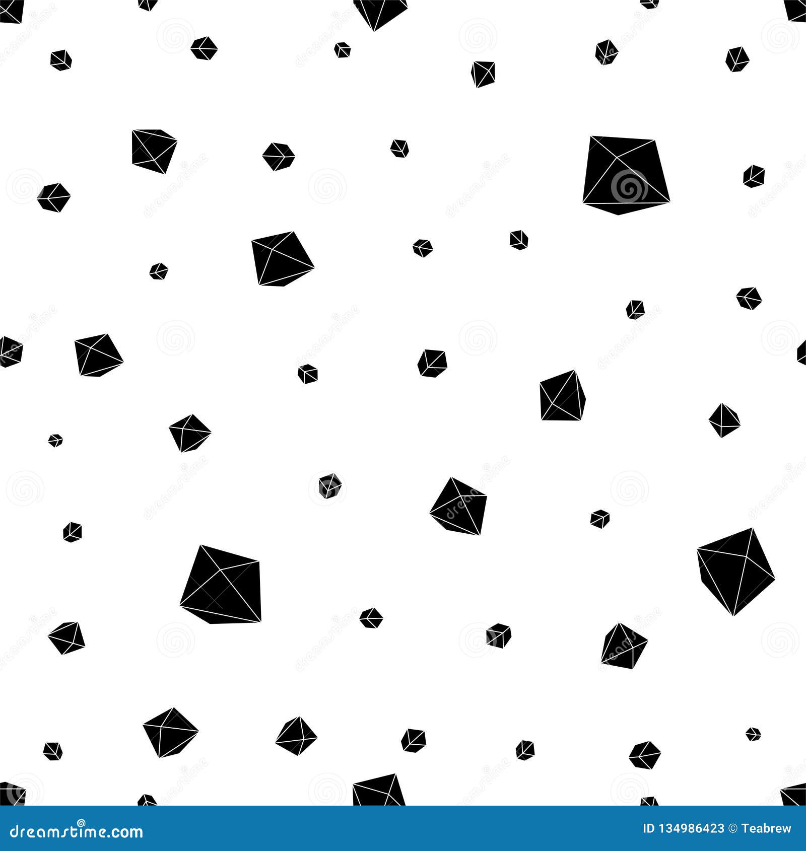 Dark Crystal Pattern Vector Illustration Stock Vector - Illustration of ...