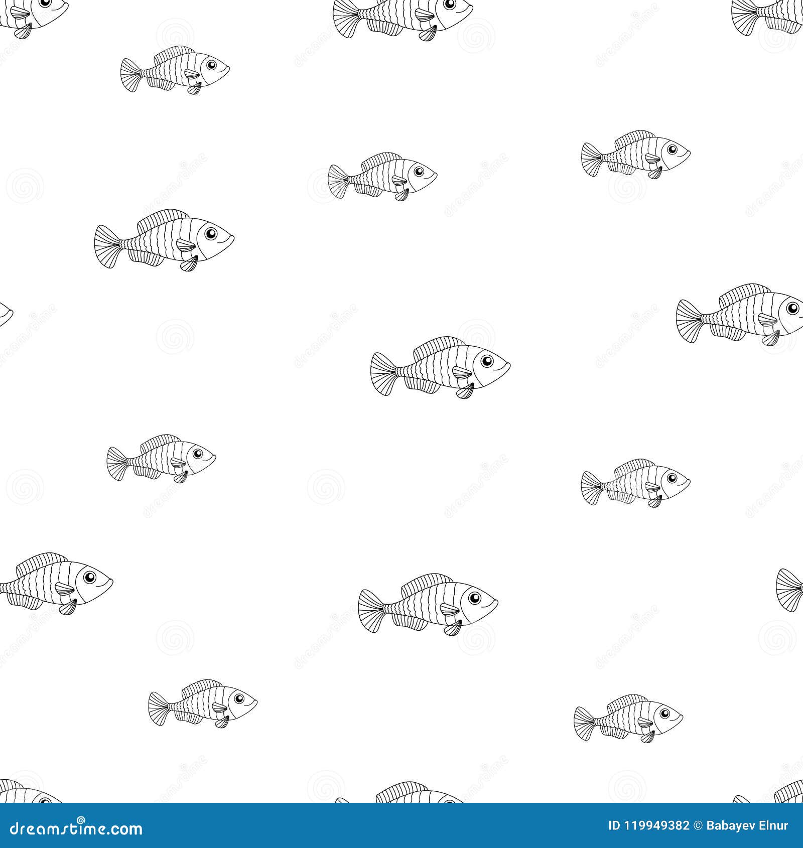 Fishtail Line And Solid Icon. Whale Tale In Ocean Waves Illustration ...