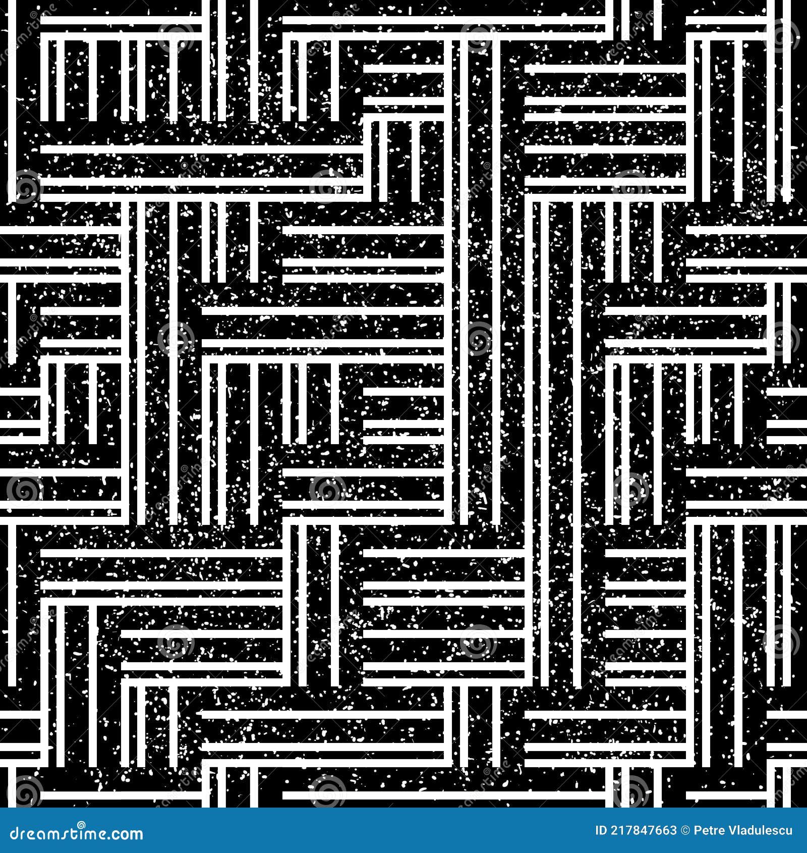 1320 Seamless Pattern with Black Lines, Modern Stylish Image. Stock ...