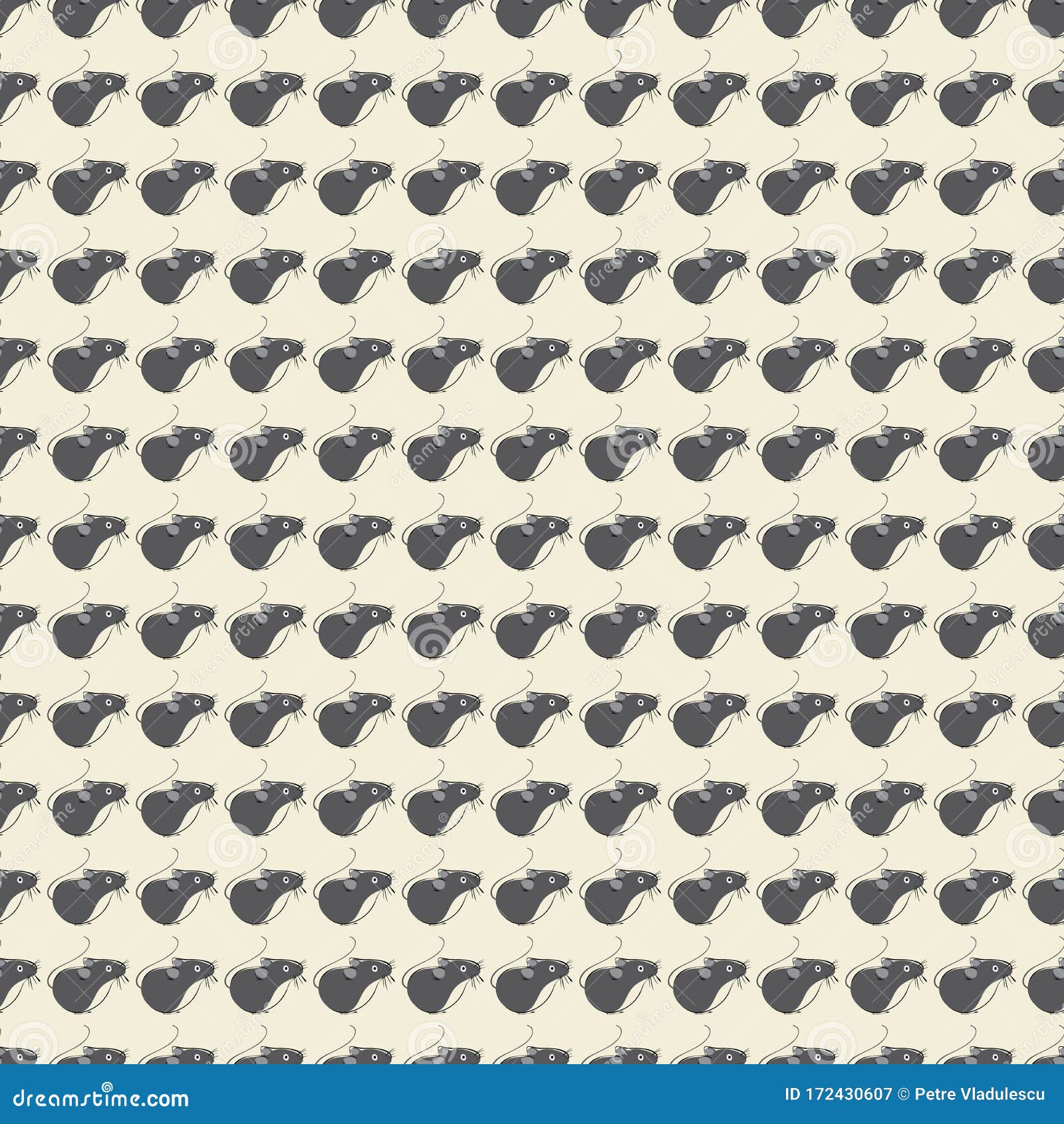 Seamless Pattern with Black Mice(texture3), Modern Stylish Image. Stock ...