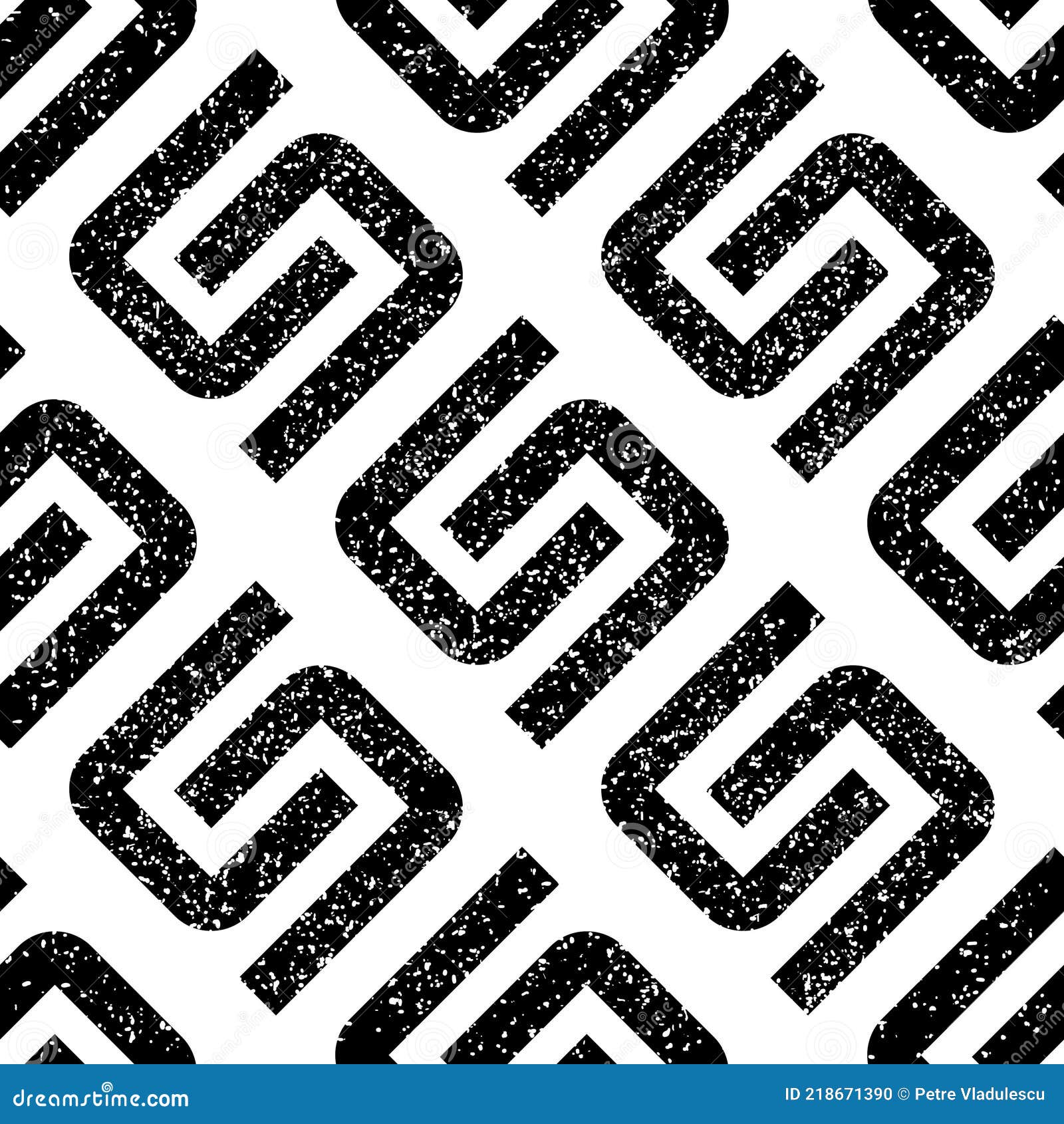 Seamless Pattern with Black S Letter Texture 2 8030, Modern Stylish ...