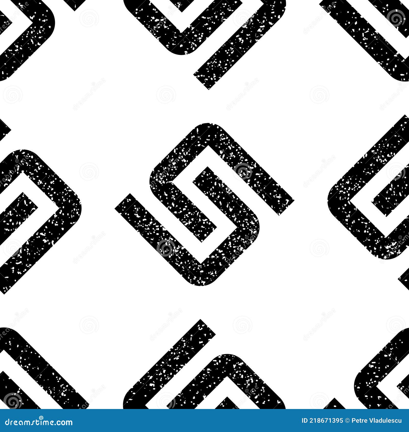 Seamless Pattern with Black S Letter Texture 6 8034, Modern Stylish ...