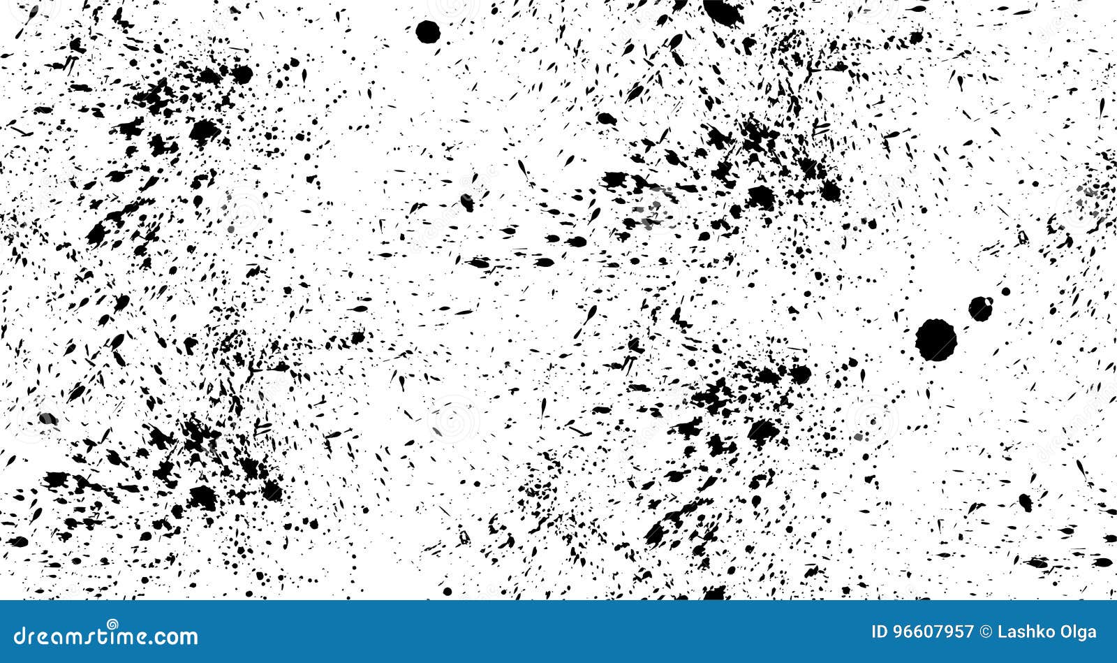 Seamless Pattern Black Spray on a White Background Stock Vector ...