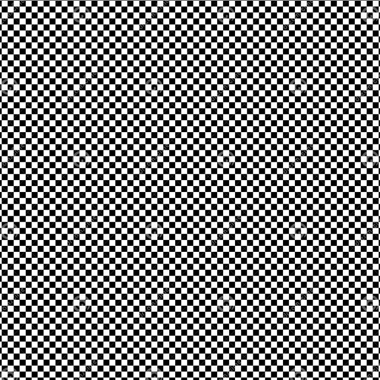 Seamless Pattern Black and White Checkerboard Texture Stock Vector ...
