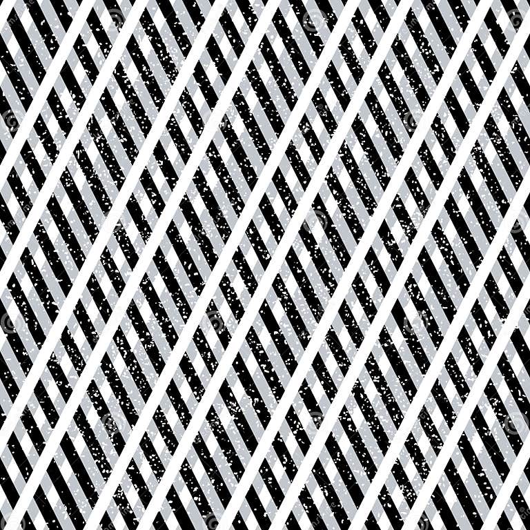 453 Seamless Pattern with Black and White Overlapping Bands, Modern ...