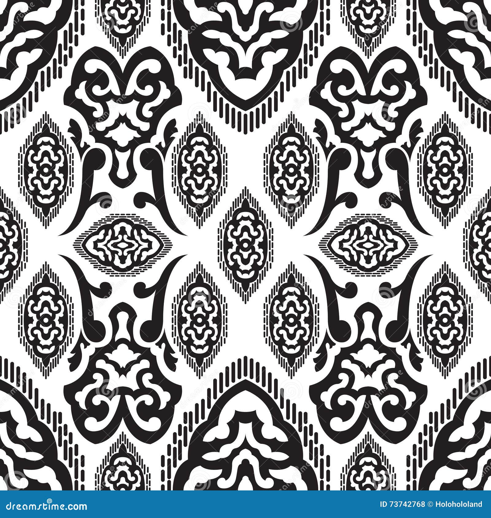 Seamless pattern stock vector. Illustration of decoration - 73742768