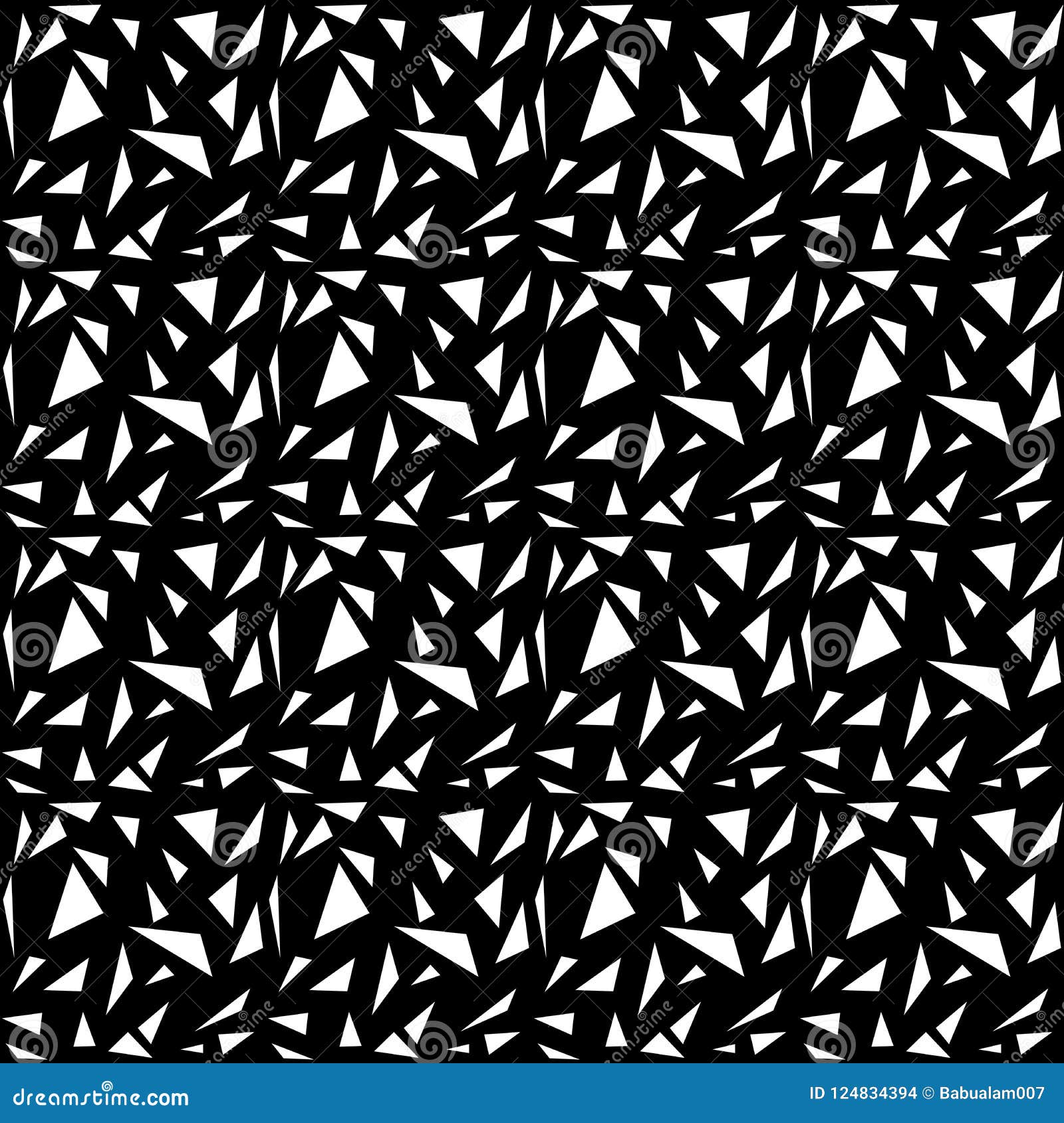 Seamless Pattern Black and White Vector Pattern Stock Vector ...
