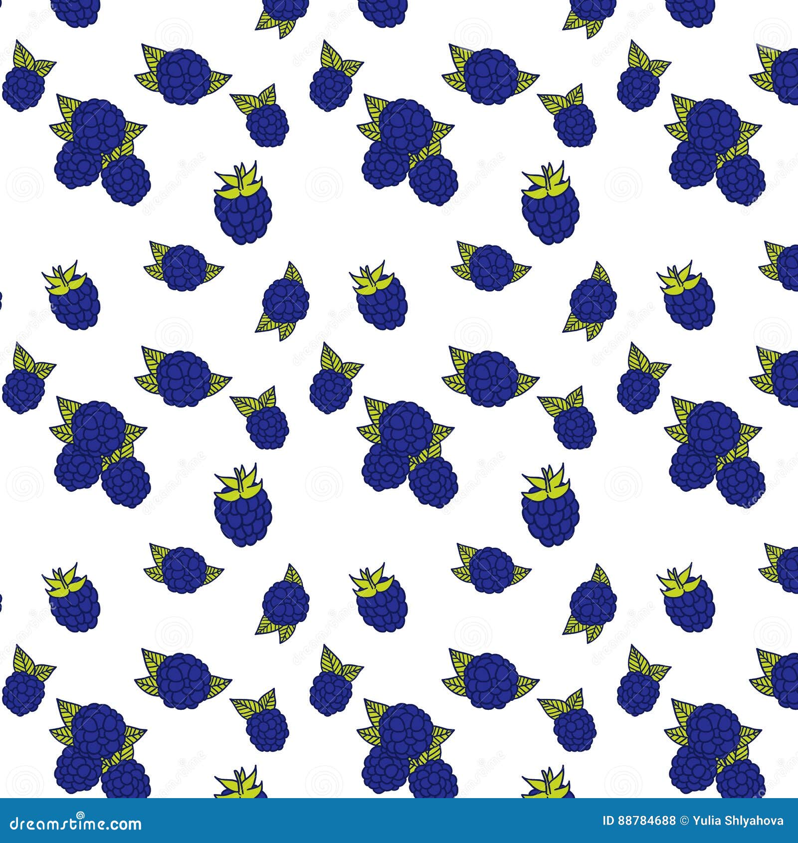 Seamless Pattern with Blackberry Stock Vector - Illustration of eating ...
