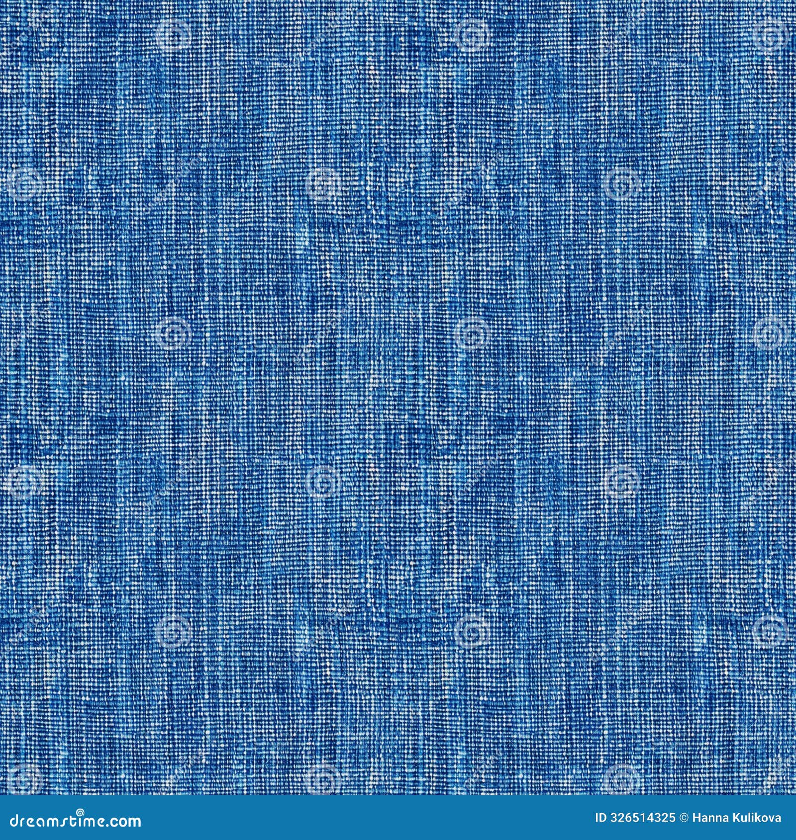 Seamless Pattern with Blue Linen Fabric Texture. Stock Illustration ...
