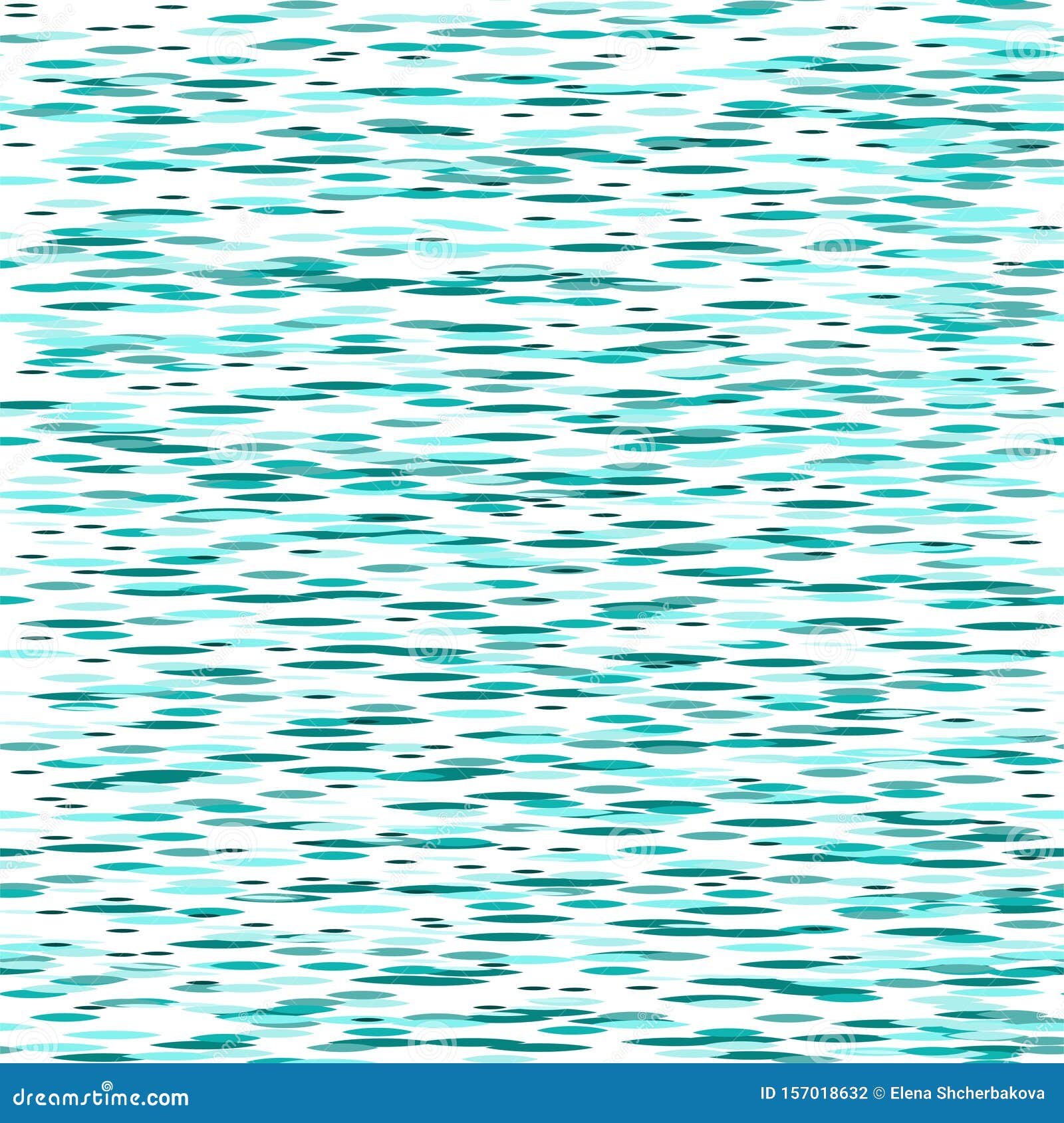 Seamless Pattern: Blue and Turquoise Abstract Lines on a White ...