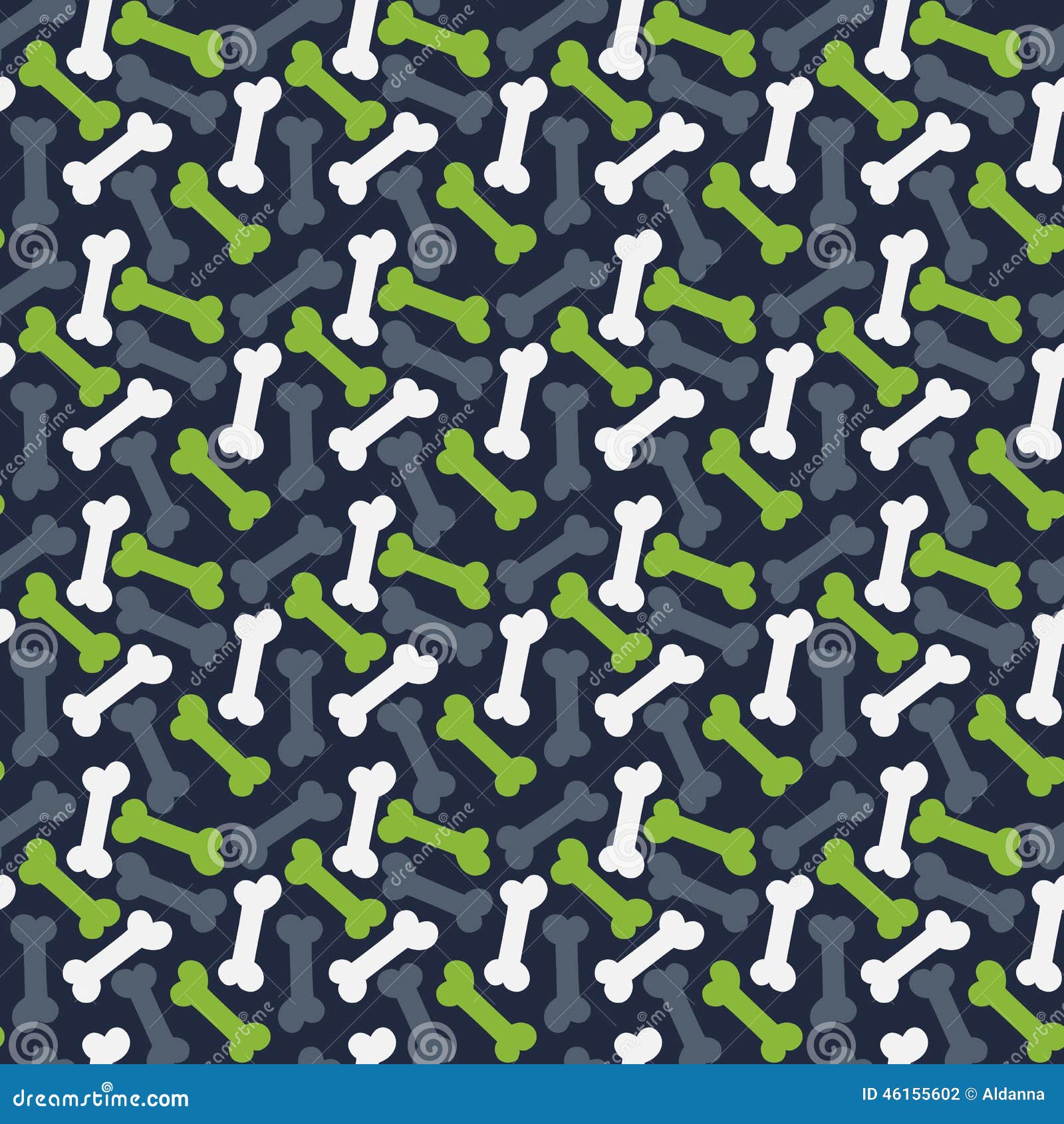 Seamless pattern with Bone stock vector. Illustration of wallpaper ...