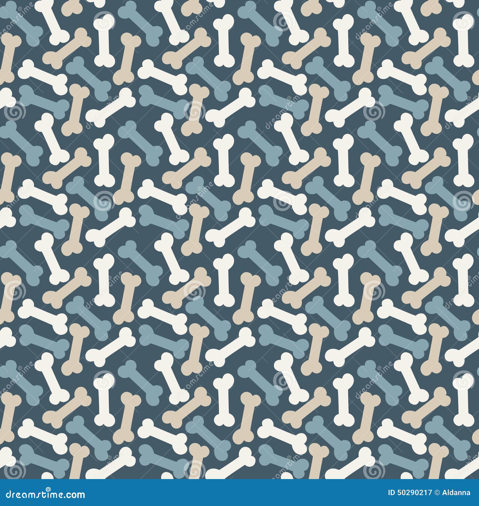 Seamless pattern with Bone stock vector. Illustration of meal - 50290217
