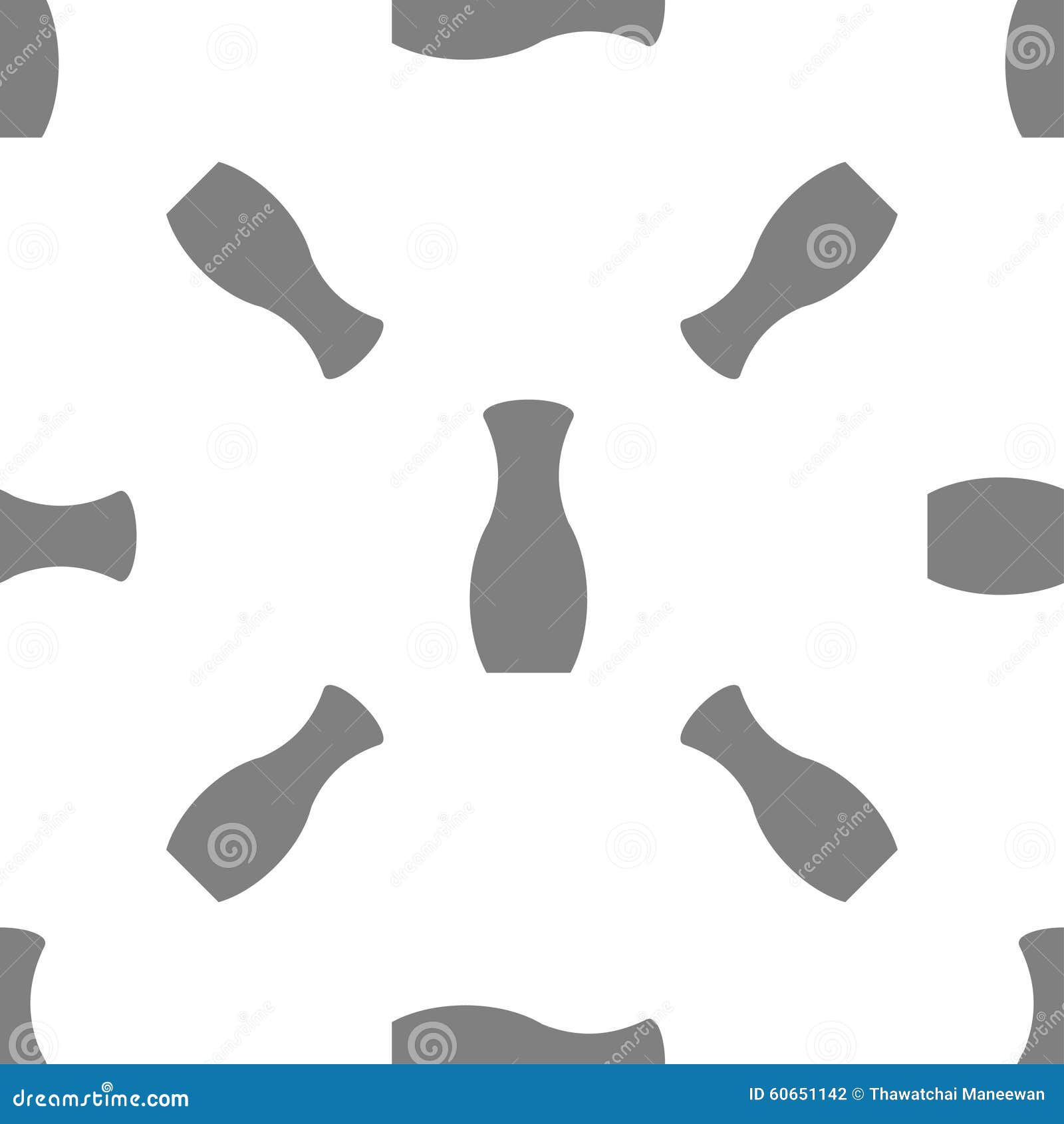 Seamless Pattern with Bottle Stock Vector - Illustration of equipment ...