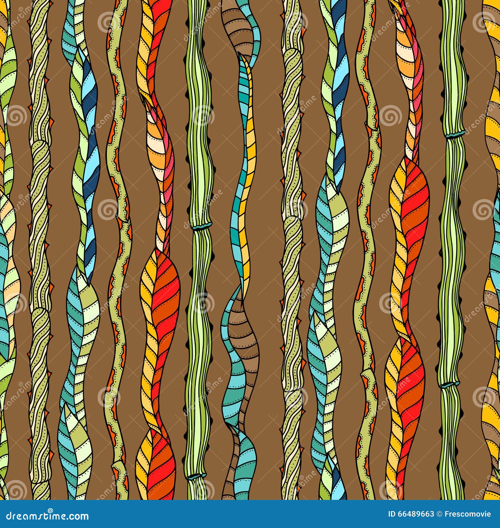 Seamless Pattern with Branches Stock Vector - Illustration of season ...