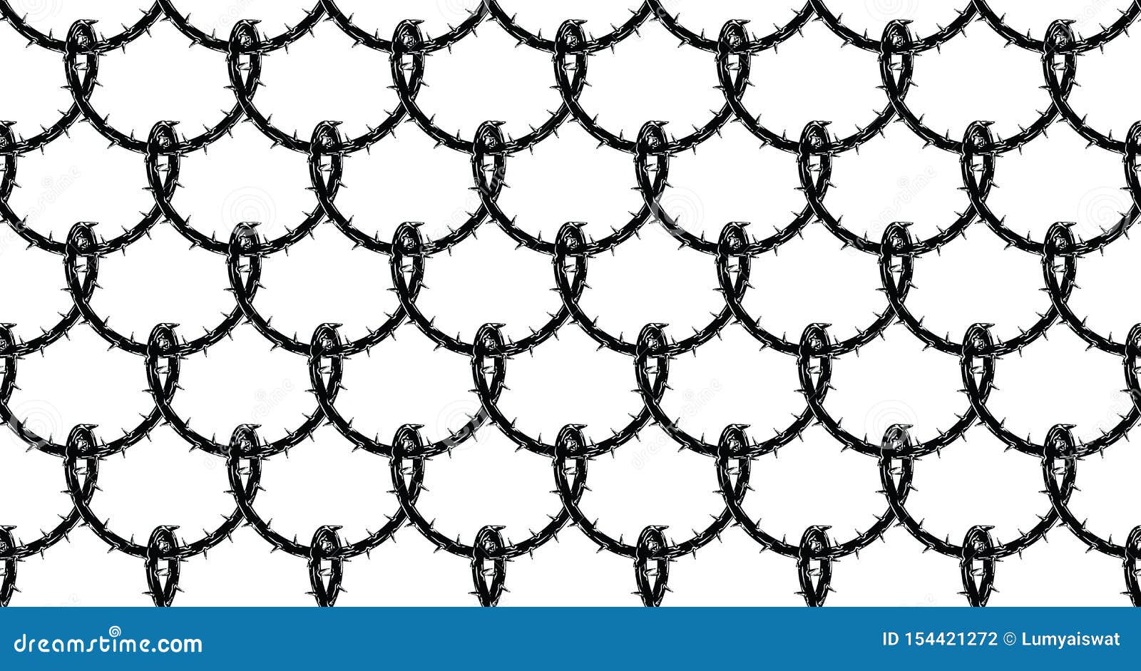 Seamless Pattern with Branches and Thorns Stock Vector - Illustration ... Seamless Pattern with Branches and Thorns Stock Vector - Illustration ...
