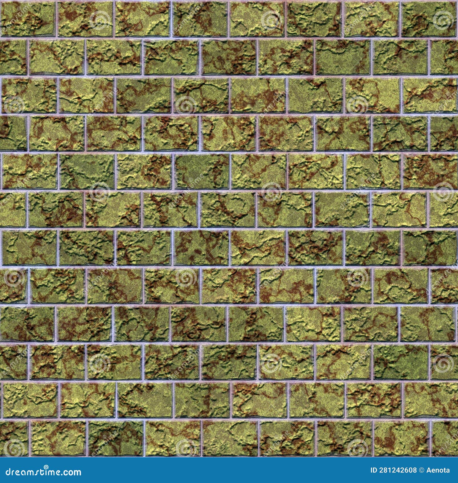 Seamless Pattern of Brick Wall Stock Illustration - Illustration of ...