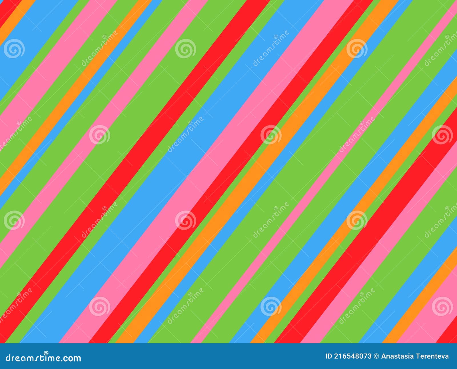 Seamless Pattern of Bright Colored Stripes Stock Vector - Illustration ...