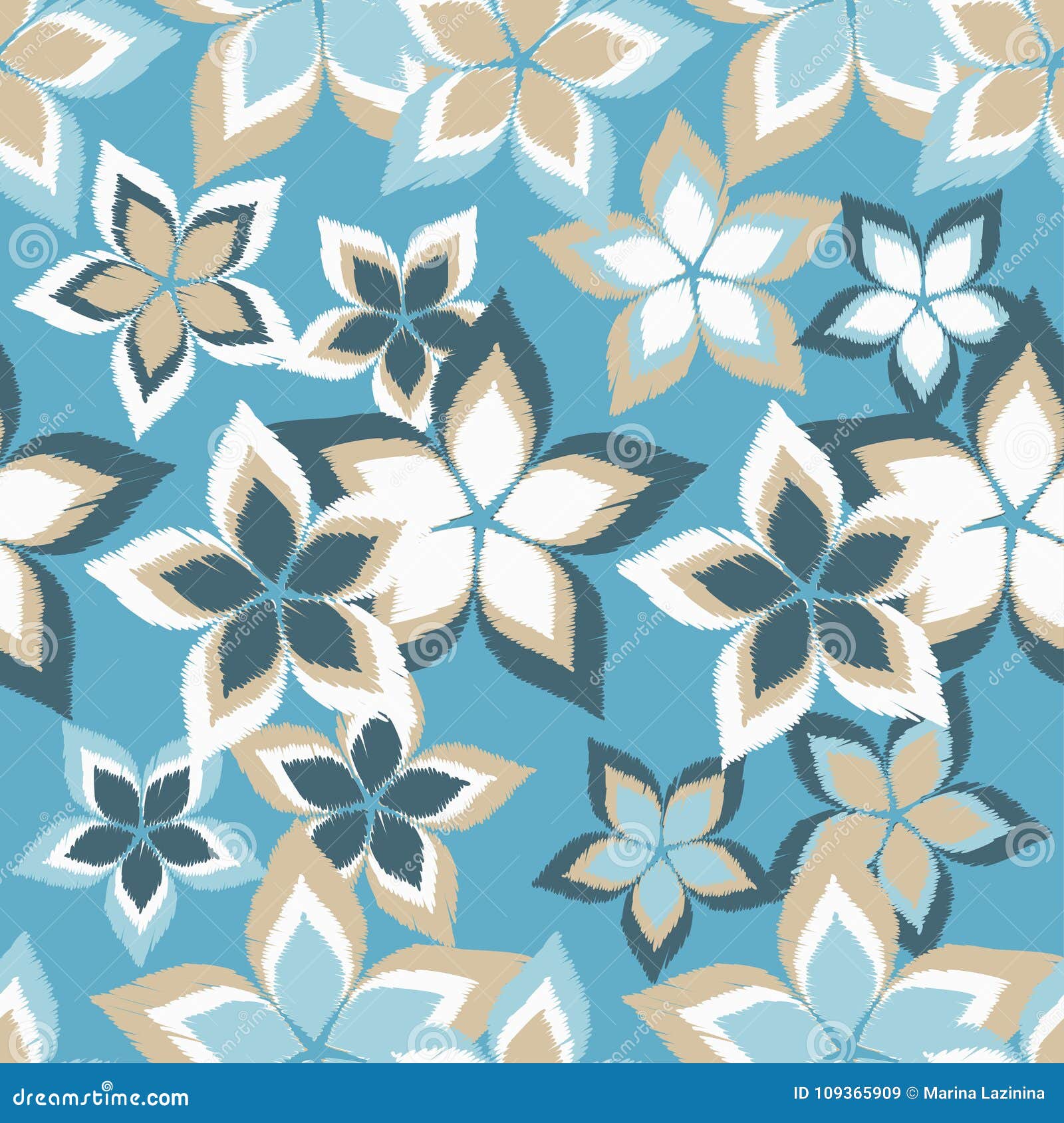 Seamless Pattern. Bright Colors and Simple Shapes Stock Illustration ...