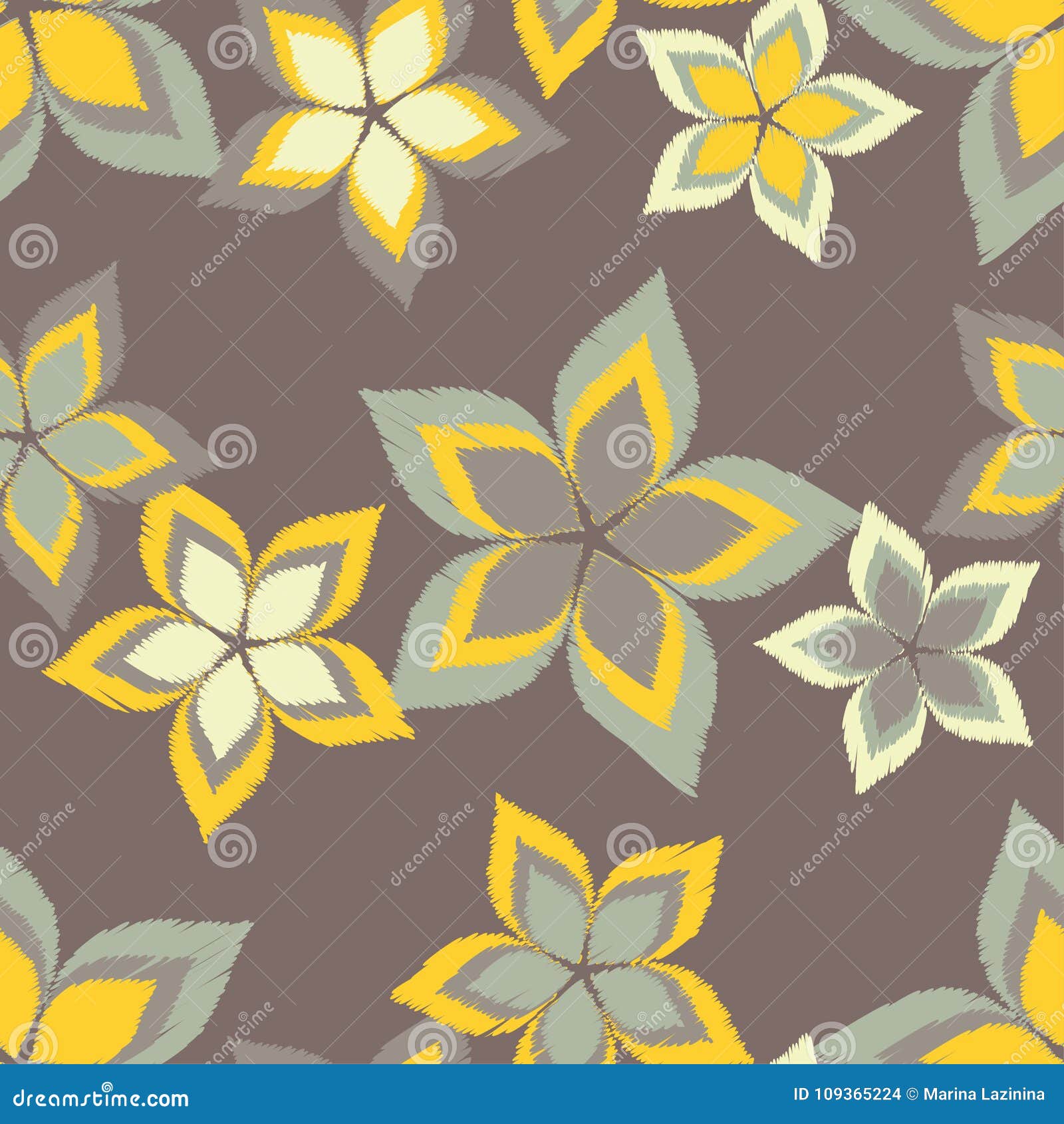 Seamless Pattern. Bright Colors and Simple Shapes Stock Illustration ...
