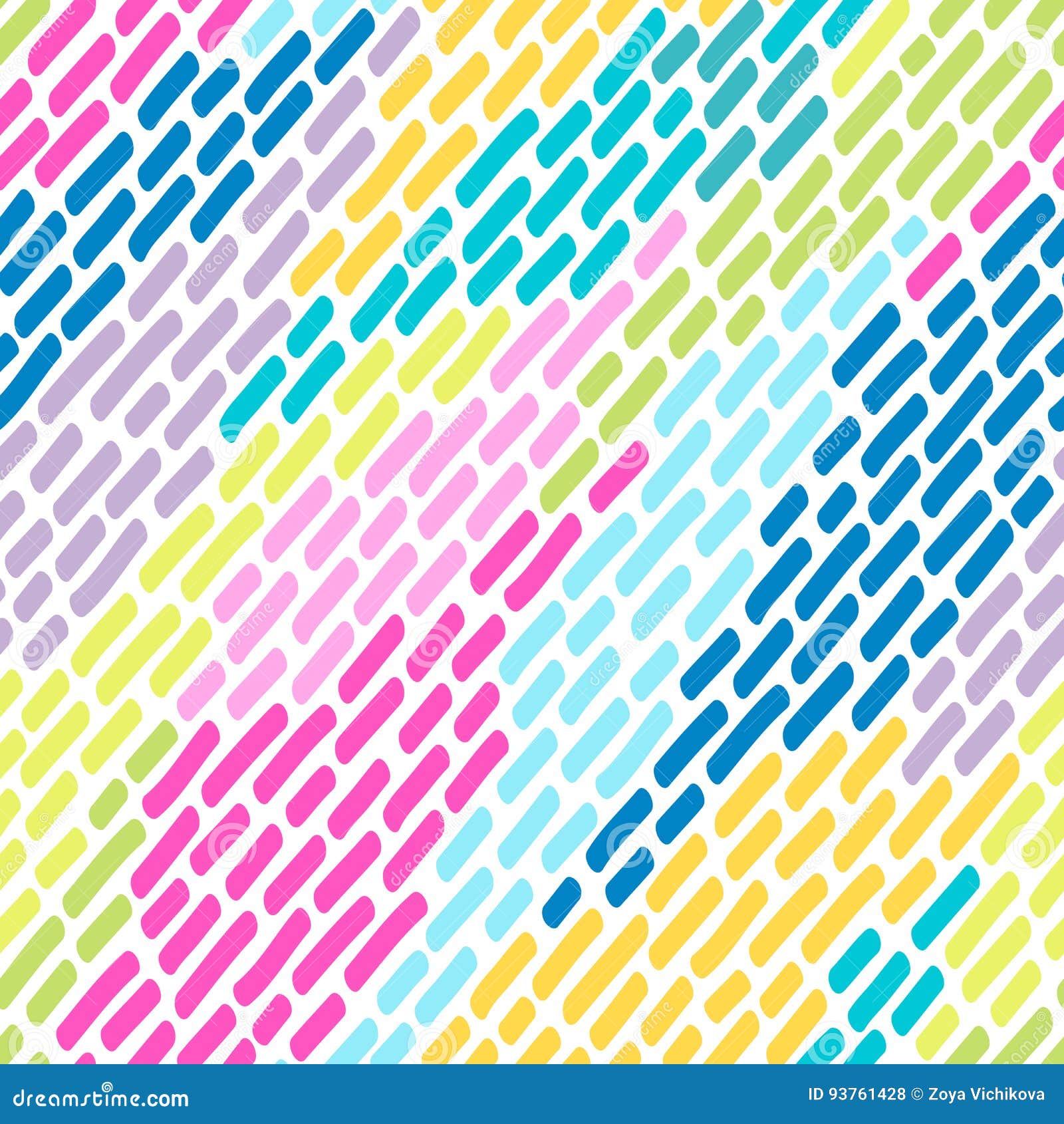 Bright Multi-colored Painting, Contemporary Art. Gouache Acrylic ...