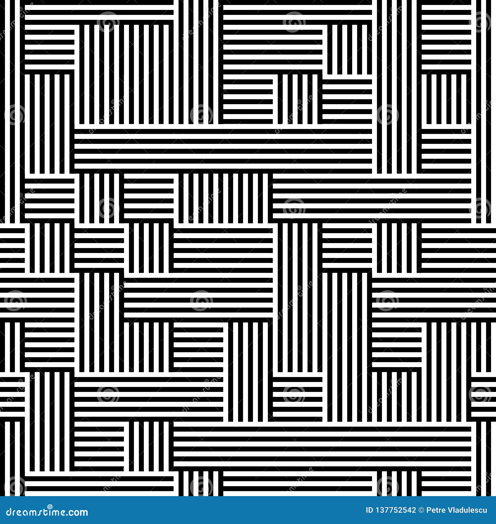 Seamless Pattern of Broken Lines Stock Vector - Illustration of wave ...