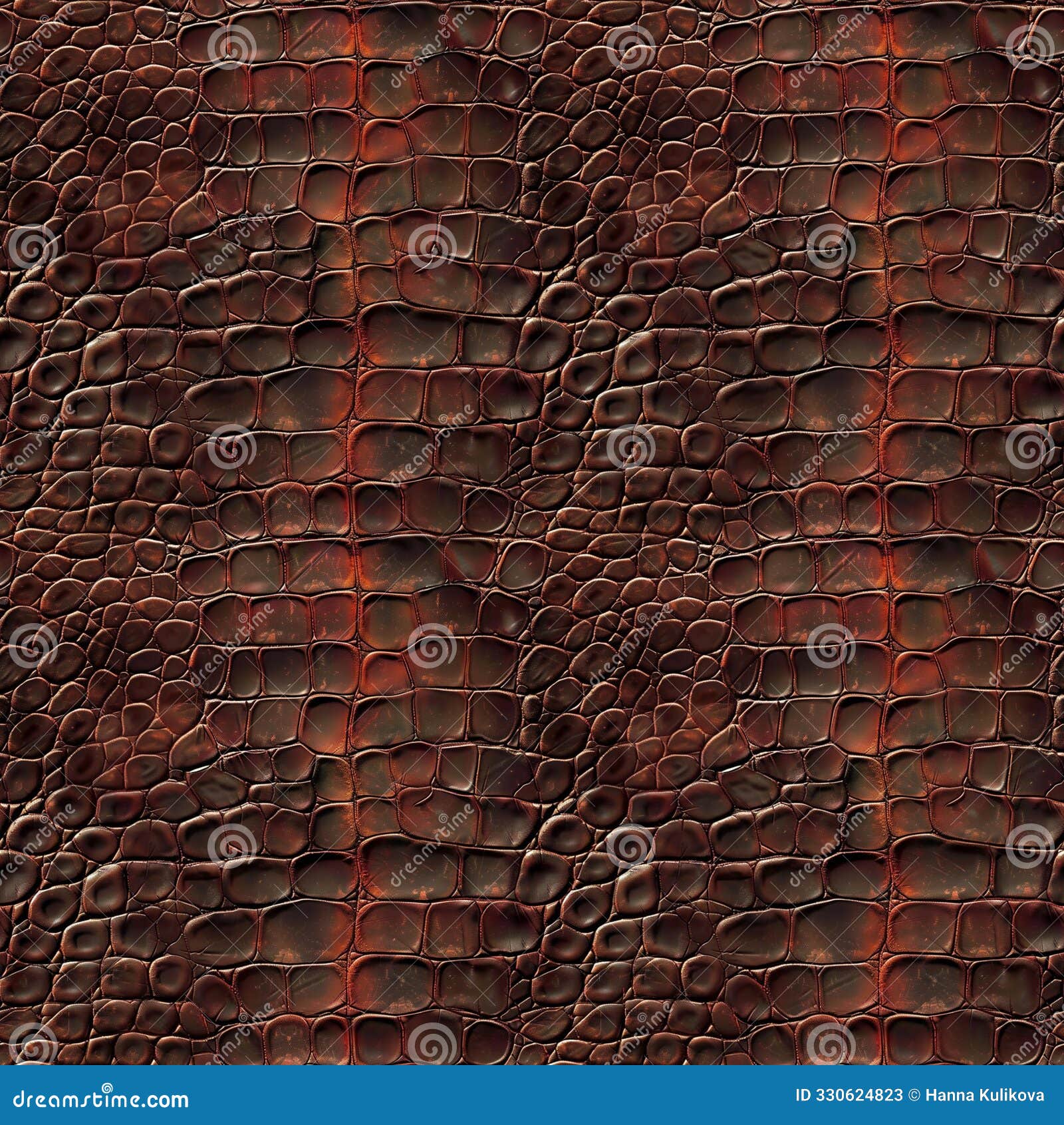 Brown Crocodile Leather Texture Vector Illustration | CartoonDealer.com ...