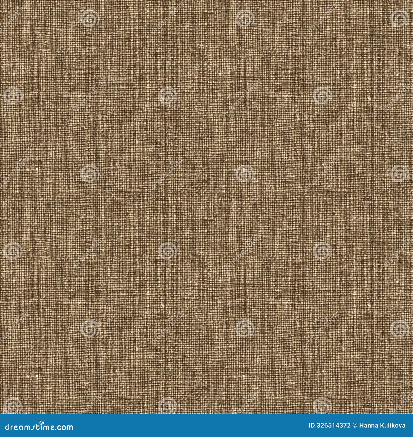 Seamless Pattern with Brown Linen Fabric Texture. Stock Illustration ...