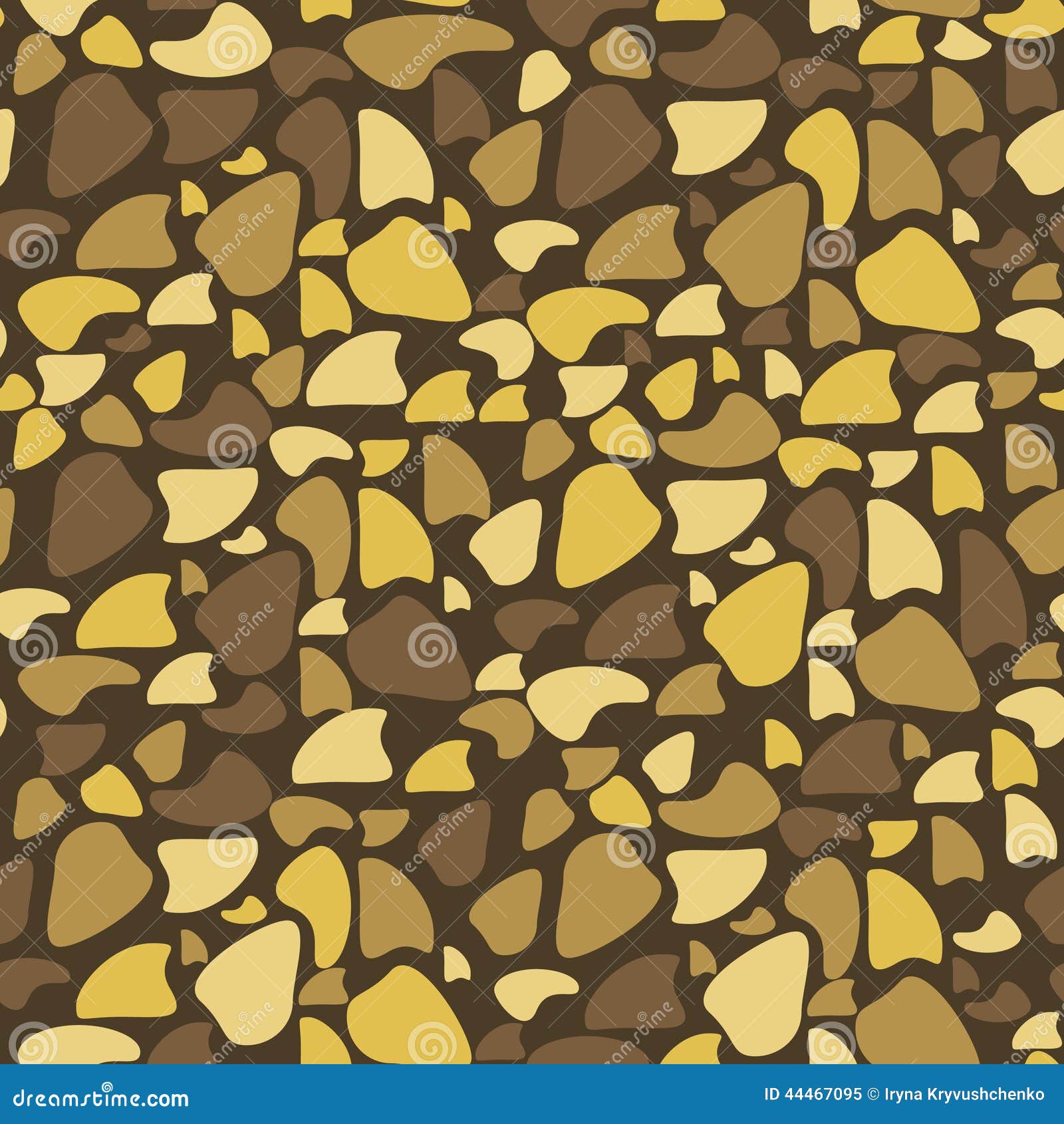 Seamless Pattern - Brown Spots Stock Vector - Illustration of pattern ...