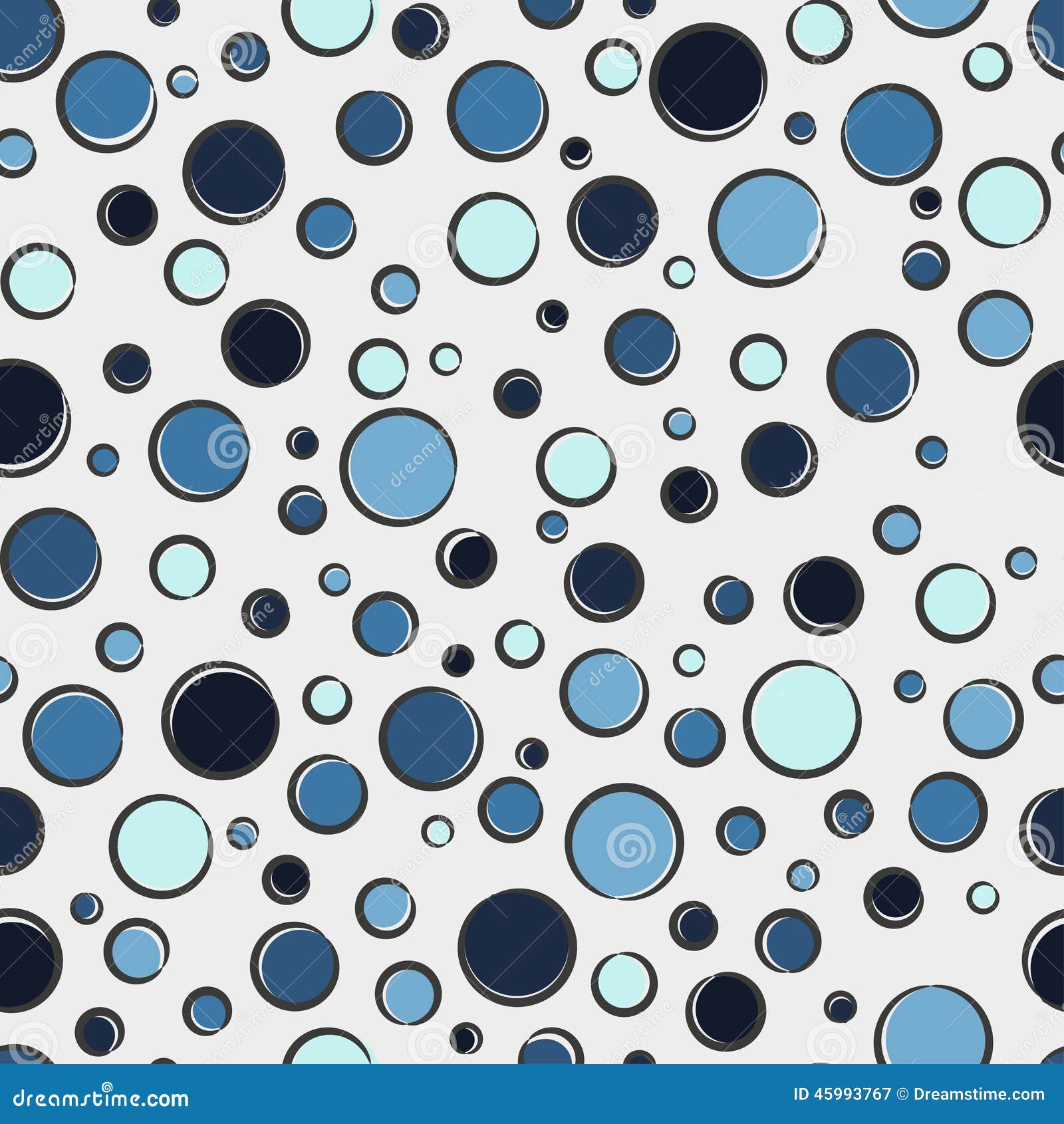 Seamless Pattern With Bubbles Stock Vector - Illustration of pattern ...