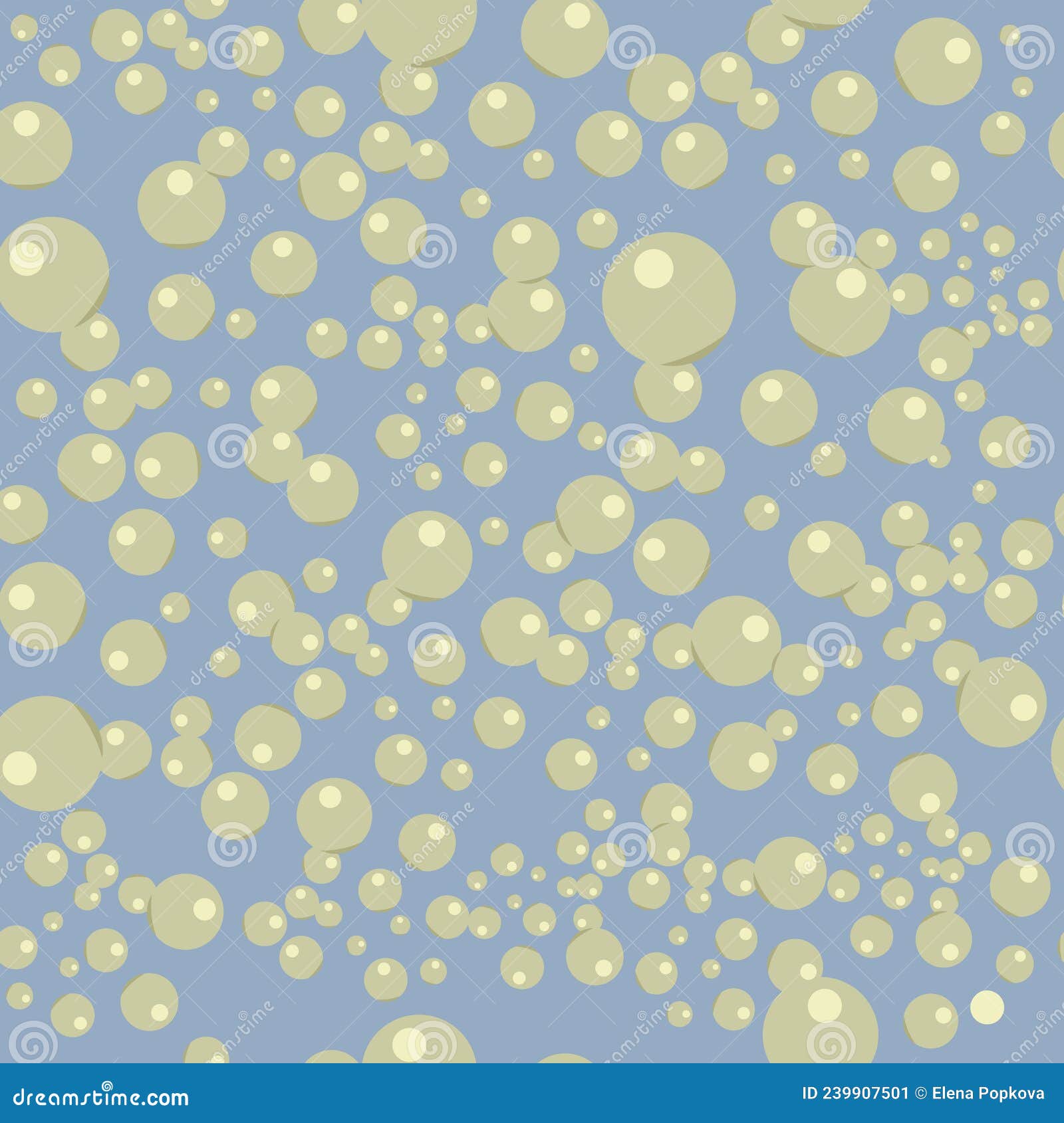 Seamless Pattern Bubbles on the Water Surface Stock Vector ...